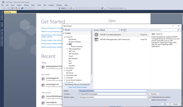 Using Azure Powershell Commands To Create An App Service Web App